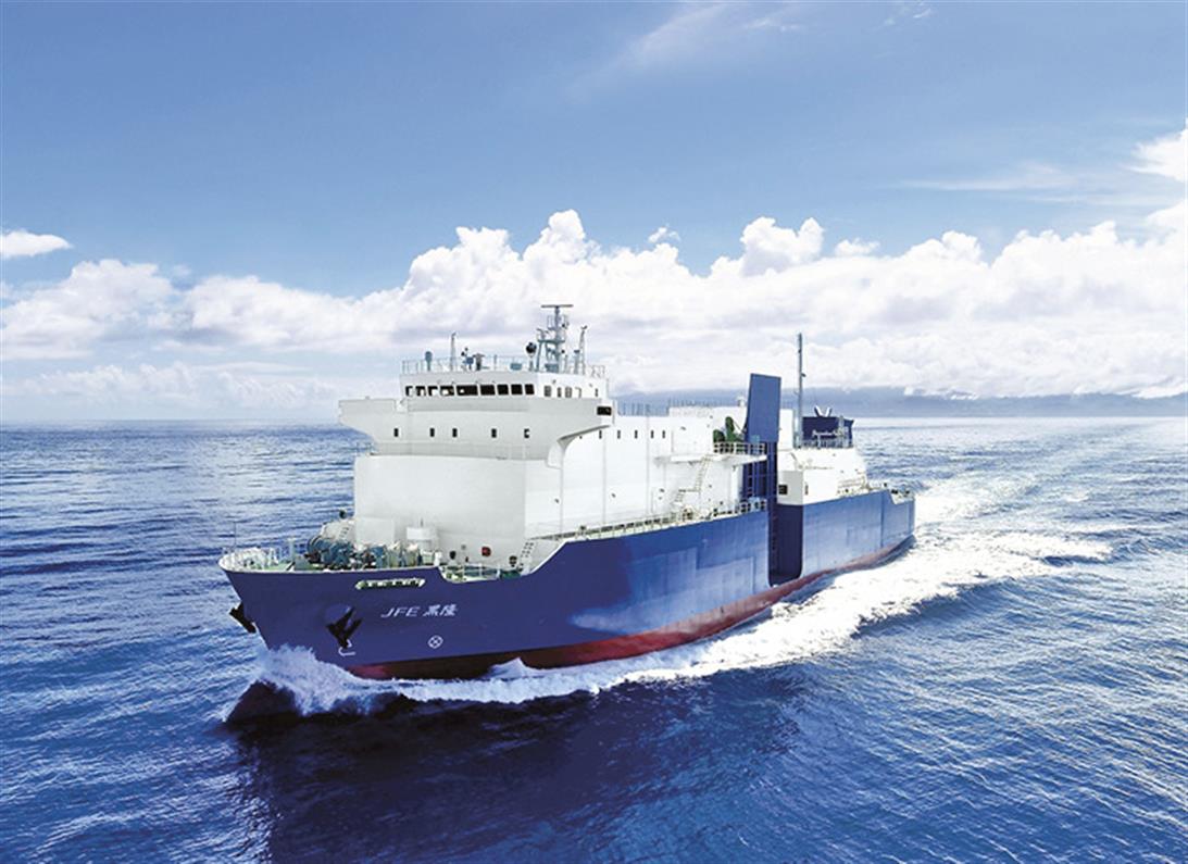 JMU／RORO船「JFE黒隆」を引き渡し／「白隆」に続く二番船 | 日刊鉄鋼新聞 Japan Metal Daily